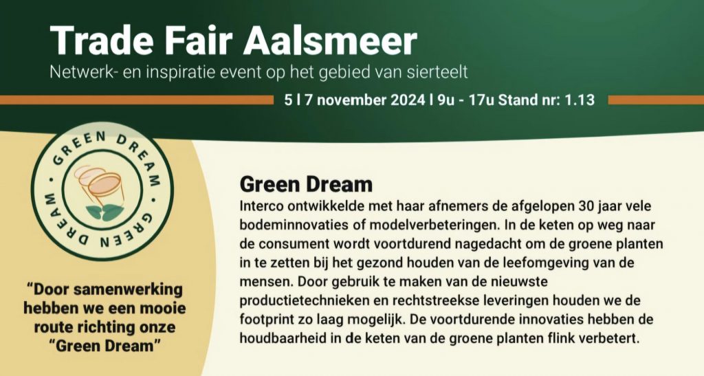 Trade Fair Aalsmeer 2024 - Interco Plantcontainers